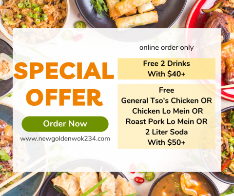 New Golden Wok - Chinese Restaurant | Online Order | New Rochelle | NY